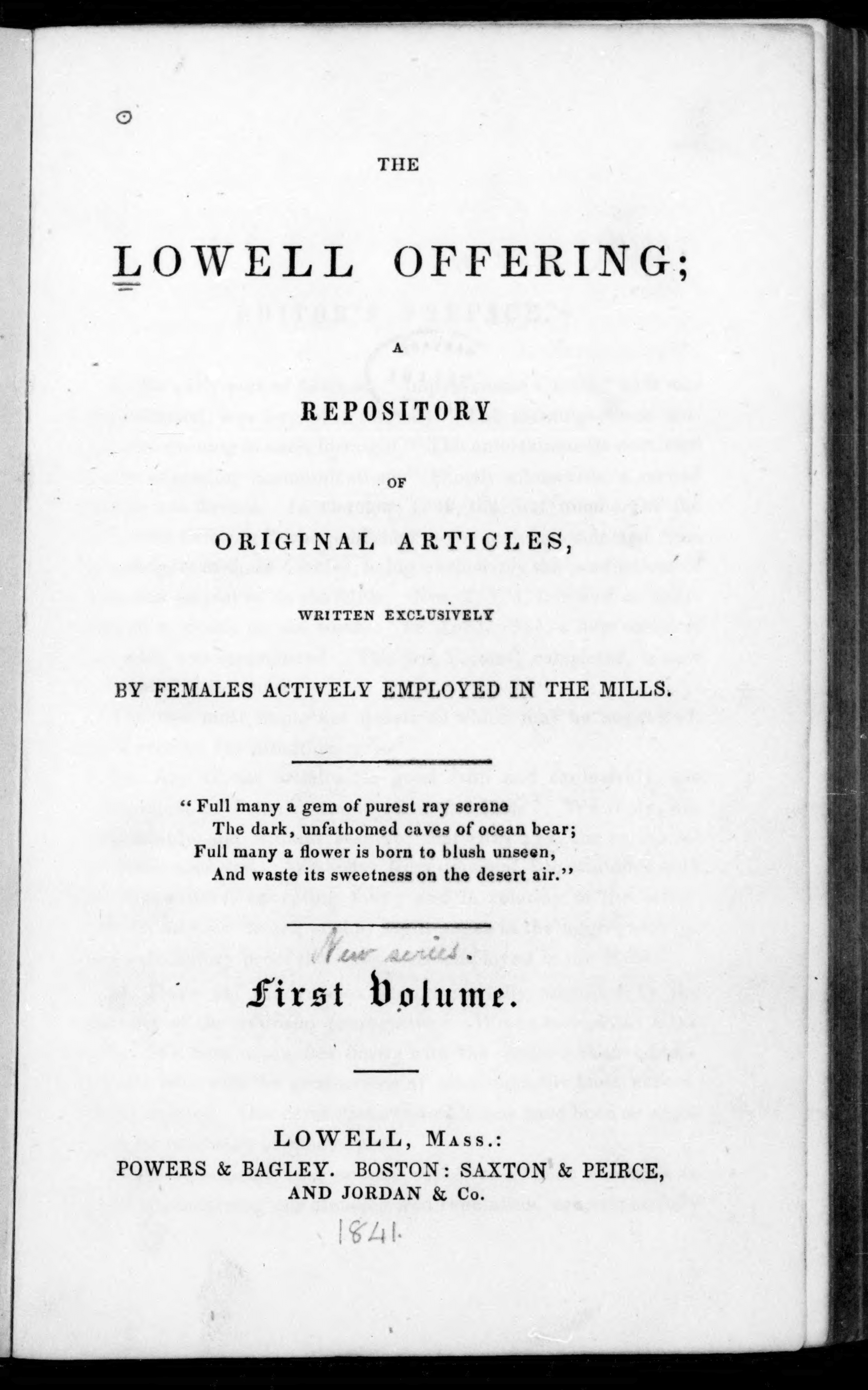 Did Lowell Mill Girls’ Writings Inspire Charles Dickens to write A ...